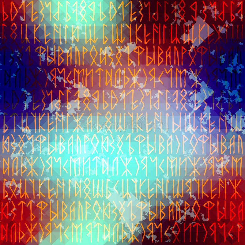 Rune background stock vector. Illustration of background - 21754539