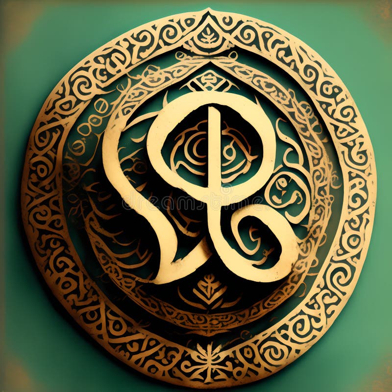 Rune Stones, Generative AI Illustration Stock Illustration ...