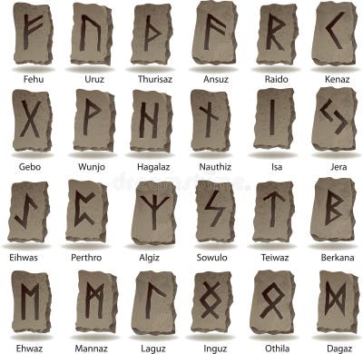 Runes Vintage Stock Illustrations – 1,430 Runes Vintage Stock ...