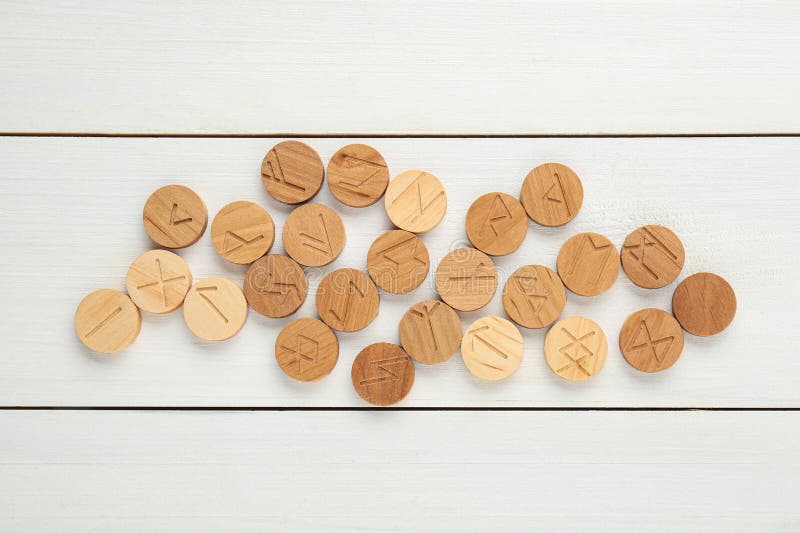 Norse Ancient Mythology Wooden Symbols Stock Photos - Free & Royalty ...