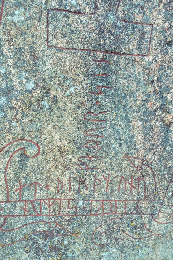 Runestone stock photo. Image of ancient, landmark, rock - 91874846