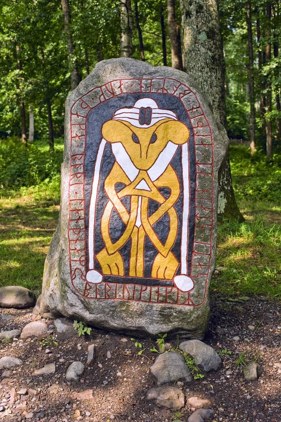 Runestone stock photo. Image of rock, runestone, detail - 26077278