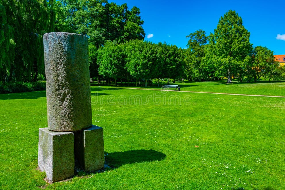 Runestone Located in Danish Town Soro Editorial Photography - Image of ...