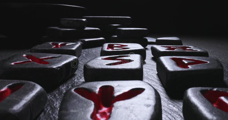 Runic Divination by Stones. Runestones Omen Based on Futhark Alphabet ...