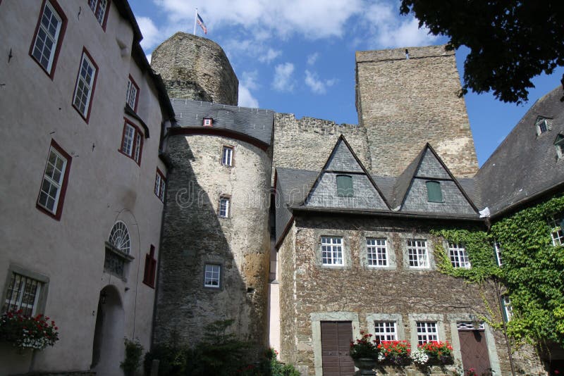 Runkel Castle, Germany stock image. Image of castle, walls - 83009021