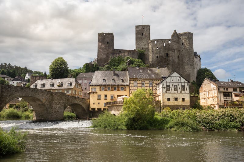 Runkel Historic City Hessen Germany Stock Photo - Image of runkel ...