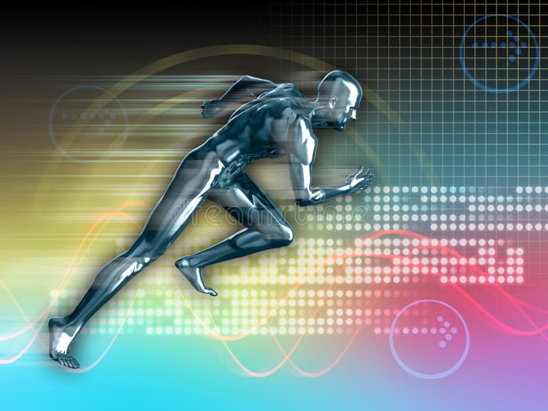 Determined Runner Stock Illustrations – 350 Determined Runner Stock ...