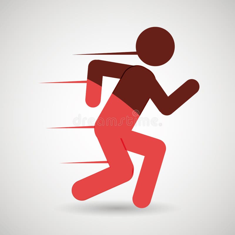 Runner avatar design stock illustration. Illustration of healthy - 68403344