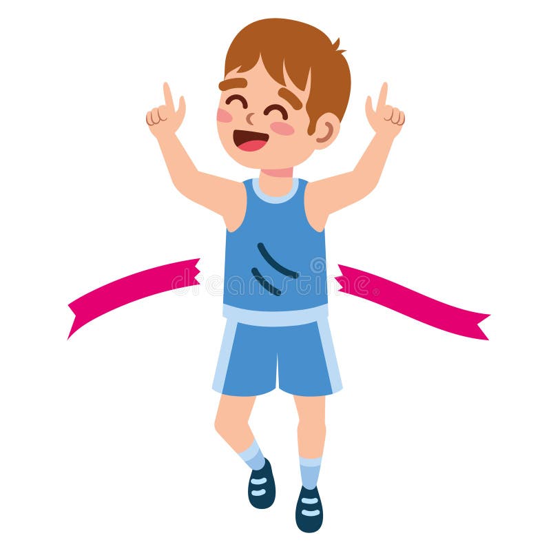Runner boy sporty stock vector. Illustration of movement - 317479565