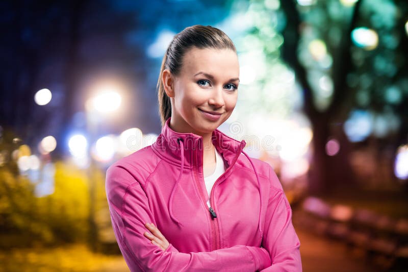 Runner in the city stock image. Image of athlete, outside - 65247093