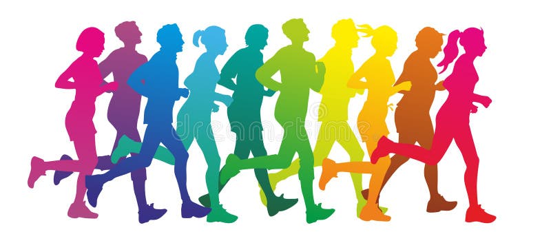 Runner stock illustration. Illustration of design, health - 42777404