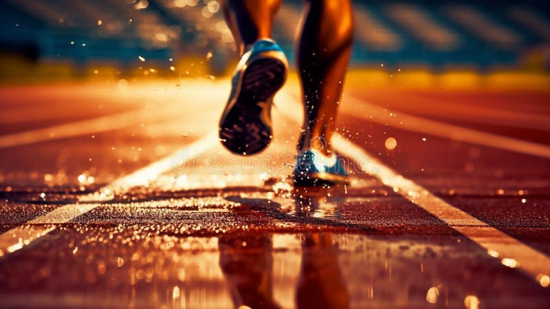 Runner feet stock illustration. Illustration of jogging - 281185663