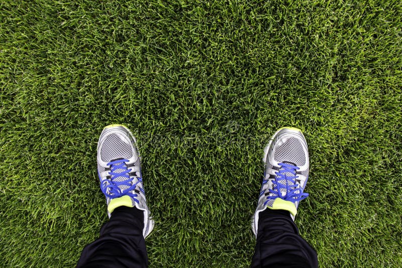 Runner on the grass stock photo. Image of sport, growth - 40055248