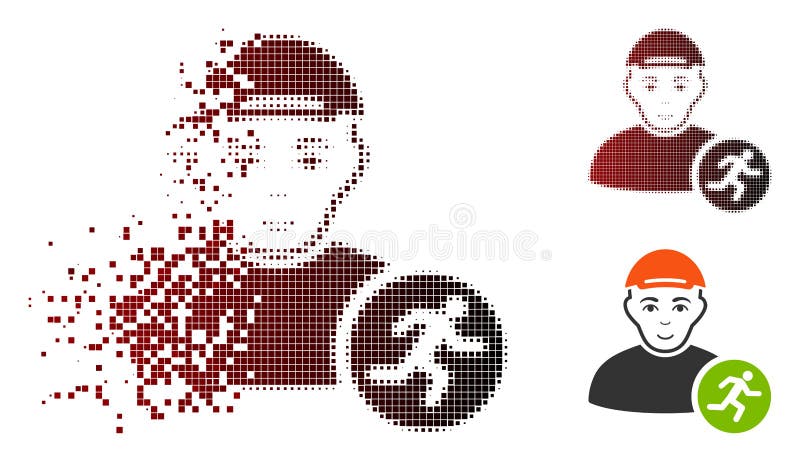 Pixelated Runner Stock Illustrations – 124 Pixelated Runner Stock ...