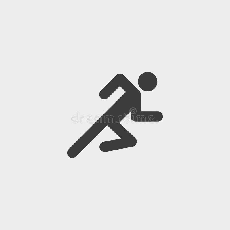 Athlete Runner Icon Stock Illustrations – 13,135 Athlete Runner Icon ...