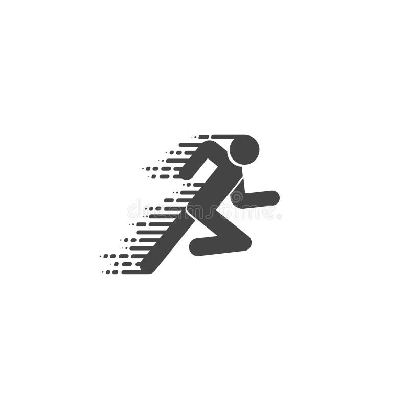 Runner Icon. Run Logo in Flat and Linear Style. Runner Symbol. Sport ...