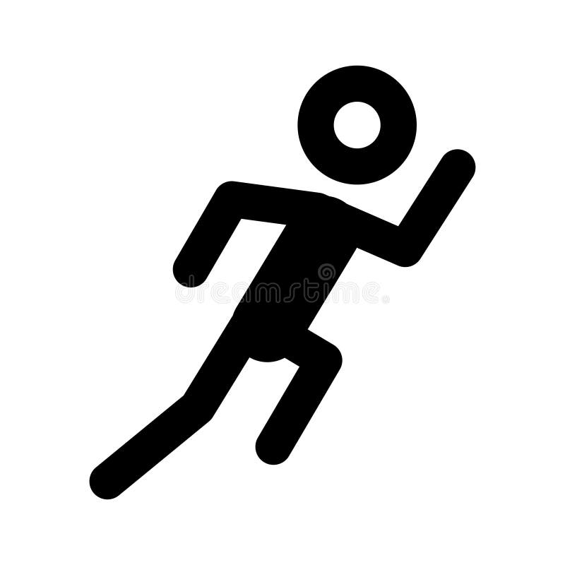 Runner icon stock illustration. Illustration of running - 100800961