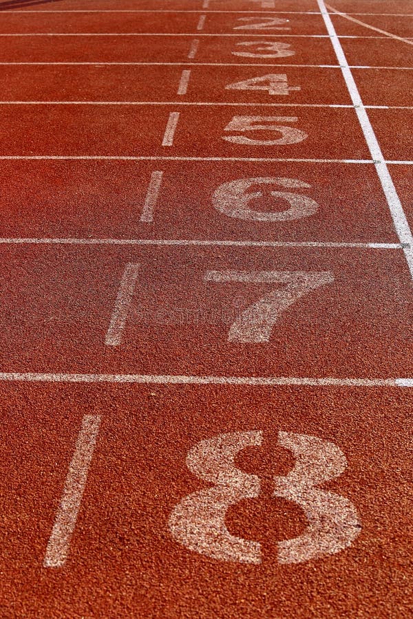 Runner lane stock image. Image of athletic, colorful - 63010713