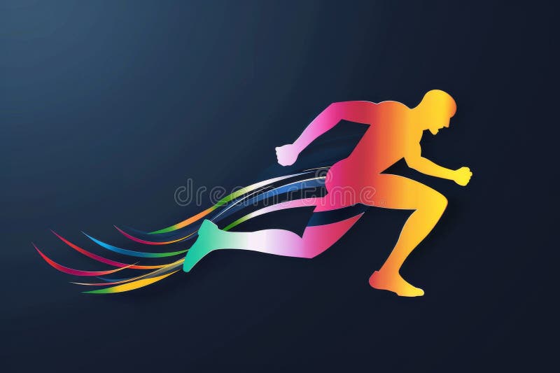 Male Flame Runner Stock Illustrations – 183 Male Flame Runner Stock ...