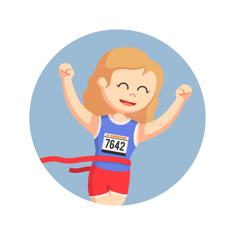 Runner Marathon Character Profession Design Vector Stock Vector ...