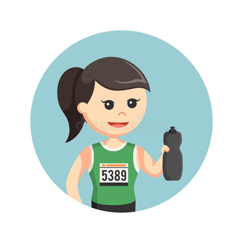 Runner Marathon Character Profession Design Vector Stock Vector ...