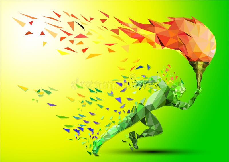 Olympic flame stock vector. Illustration of light, vector - 5194345