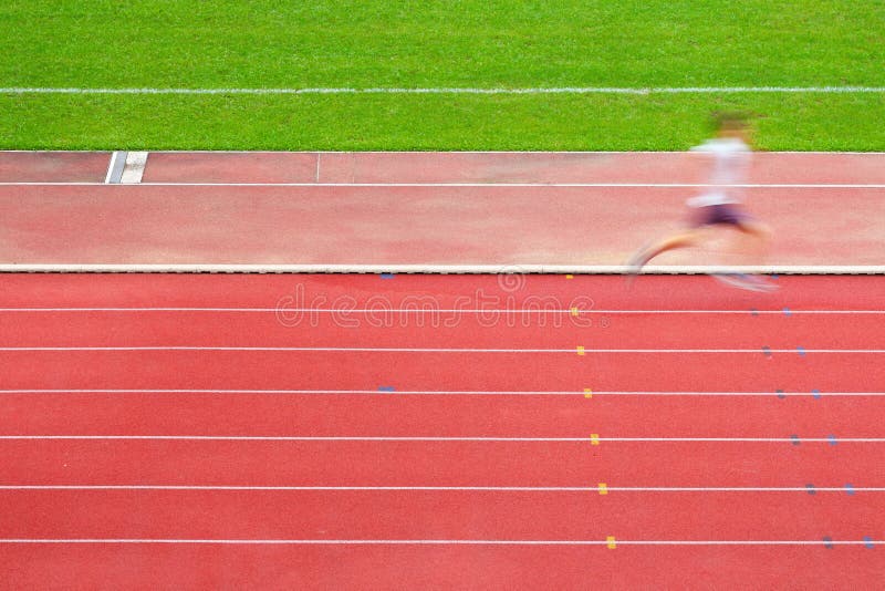 Runner in race track stock photo. Image of health, athlete - 30915692