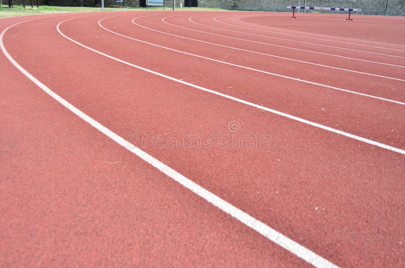 Runner Race Track Lanes and Lines Stock Photo - Image of tartan, lines ...