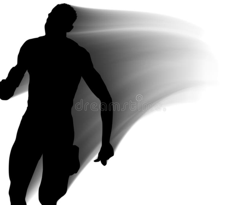 Runner Shadows stock illustration. Illustration of exercise - 3279114