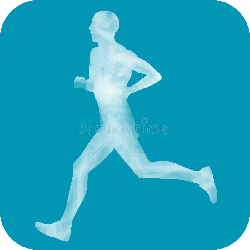 Simple runner icon stock vector. Illustration of athletics - 117449985
