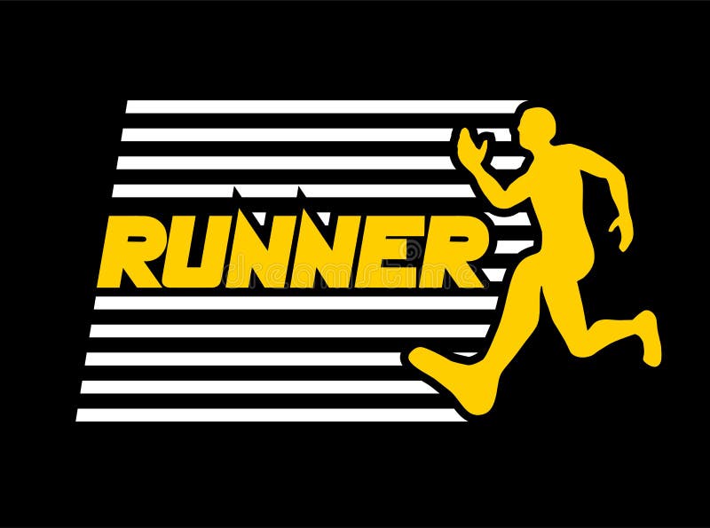 Runner symbol design stock vector. Illustration of running - 121737211