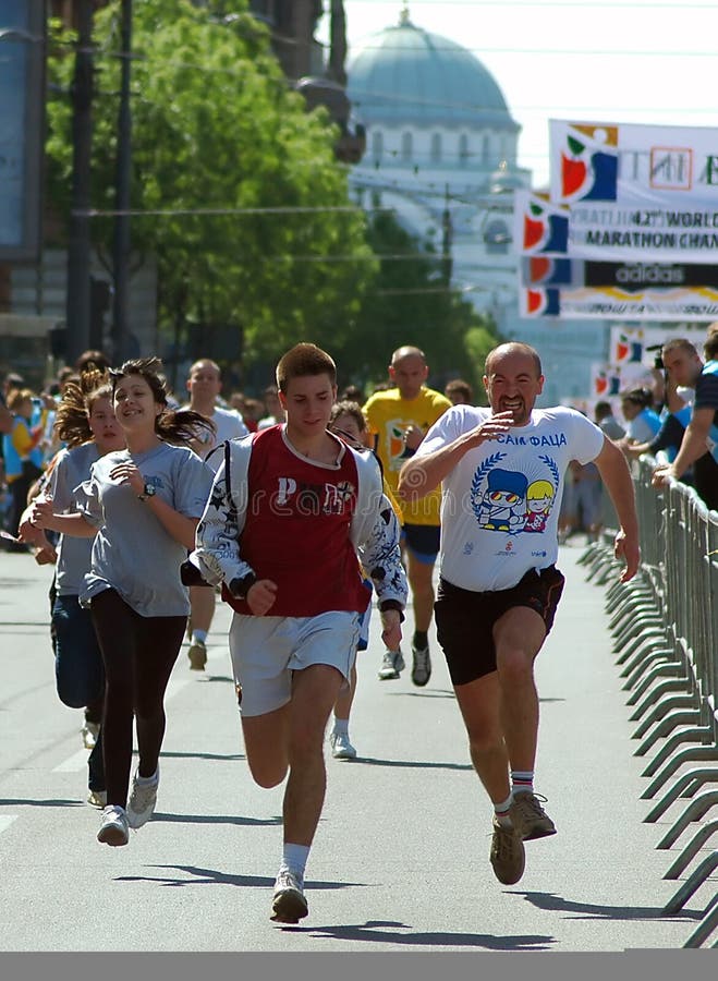 Runner on UNICEF Fun Run 2009 Editorial Stock Photo - Image of start ...