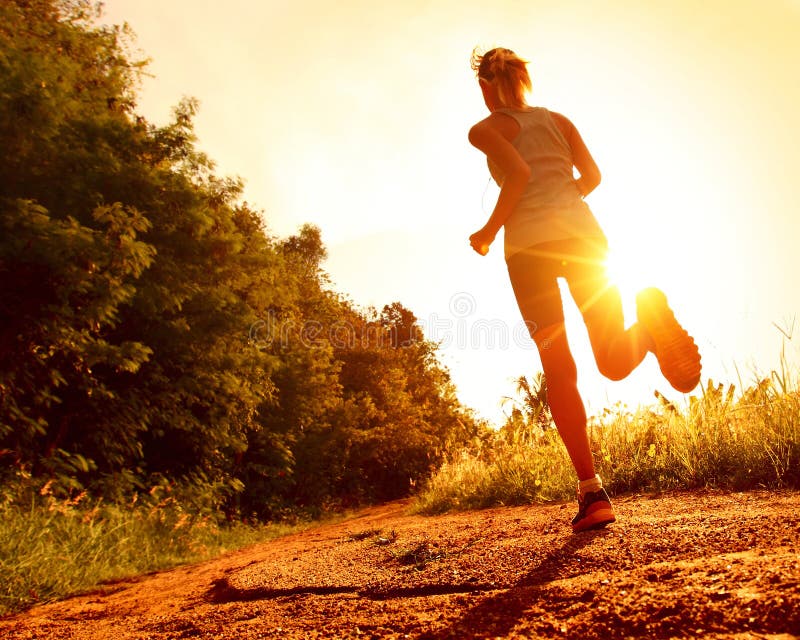 Runner stock image. Image of slim, park, lady, endurance - 46210435