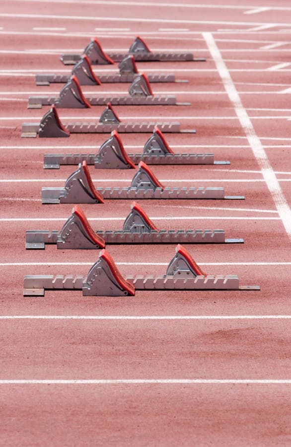 Runners Blocks stock image. Image of metal, equipment - 48922921