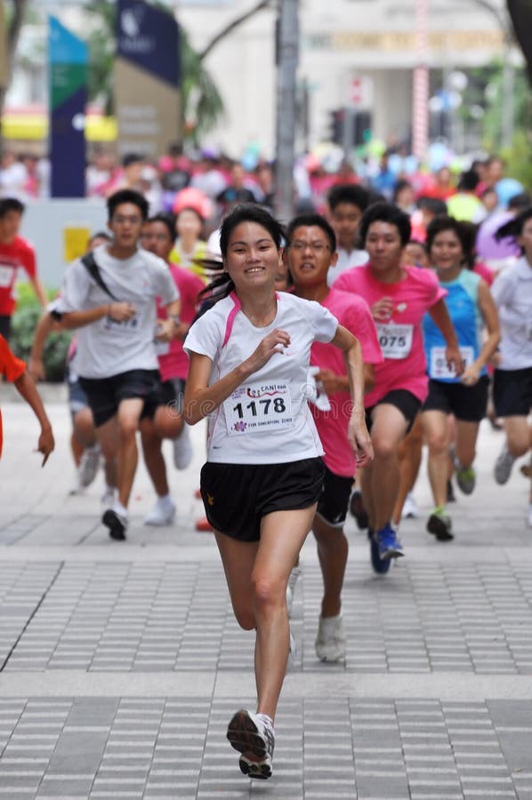 Runners at Create Action Now! (CAN) Run Editorial Image - Image of ...