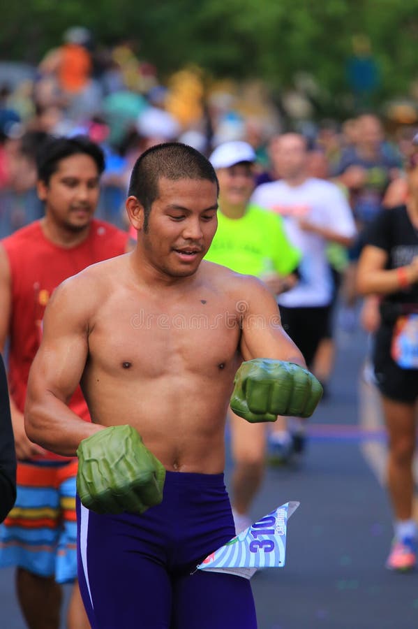 Runners dressed in costume editorial stock image. Image of competition ...