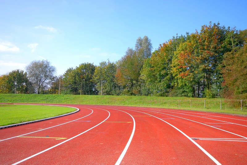 Runners racetrack stock image. Image of outdoor, active - 3882605