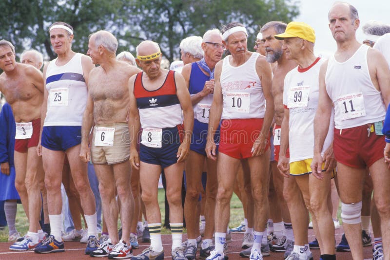 Runners at the Senior Olympics Editorial Photo - Image of race, america ...