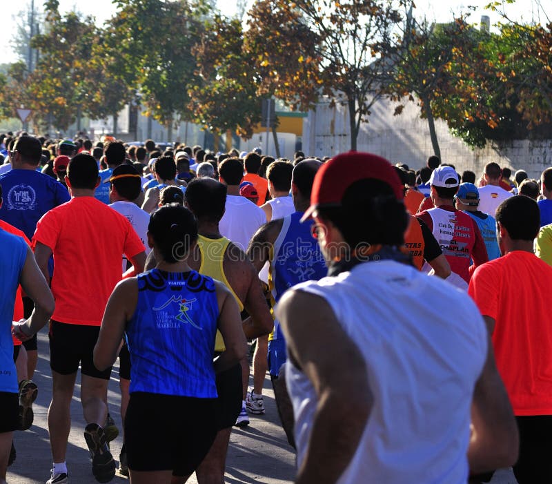 Runners on Start of the Half Marathon Editorial Photo - Image of ...