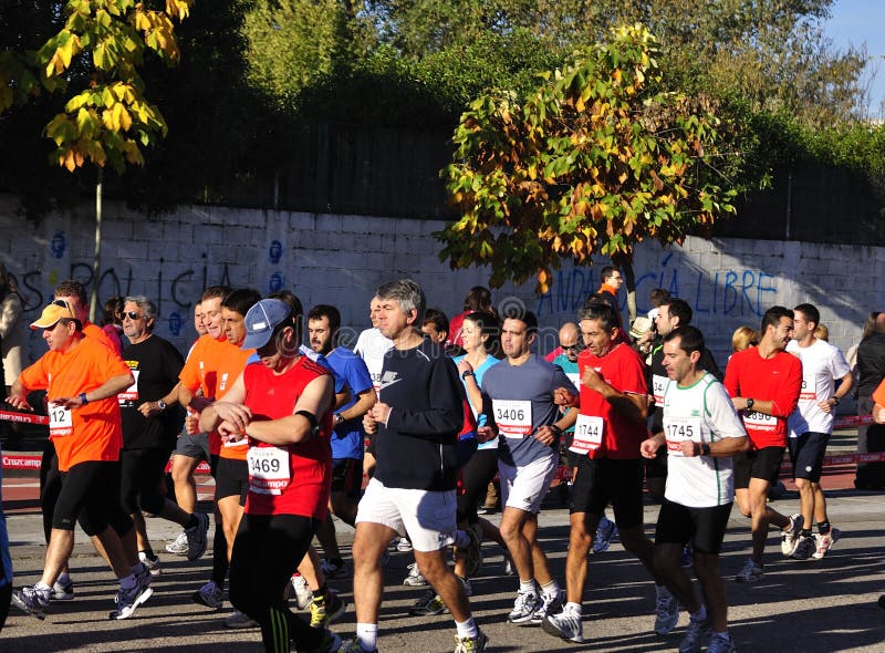Runners on Start of the Half Marathon Editorial Photo - Image of legs ...