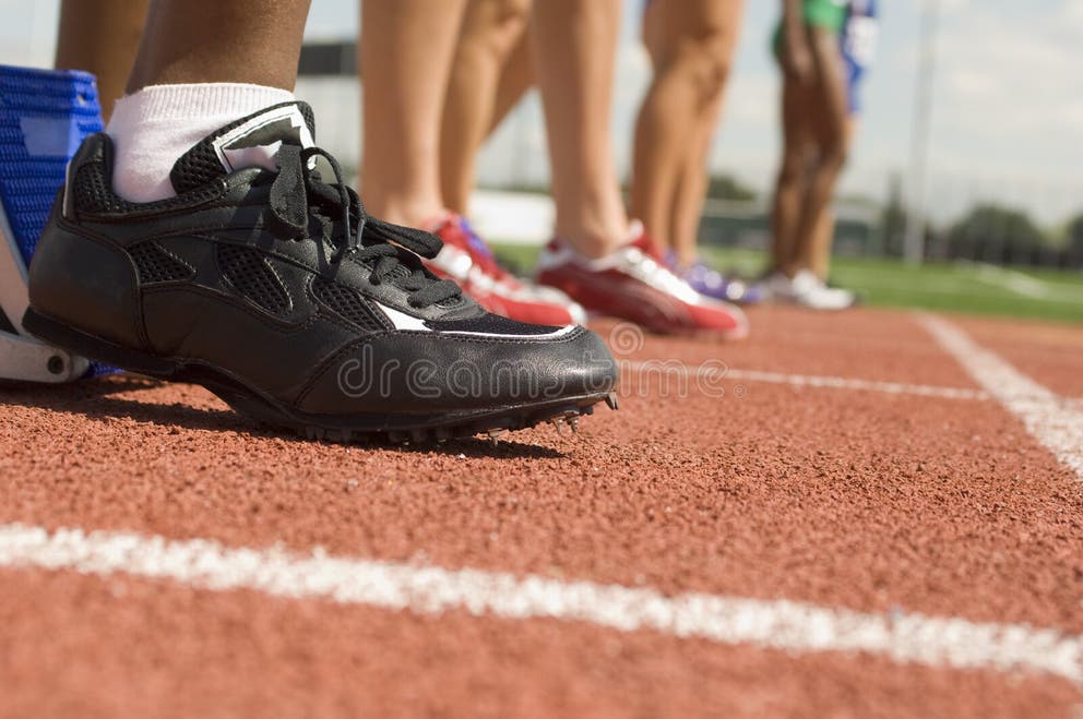Runners at Starting Line stock photo. Image of race, closeup - 29655264