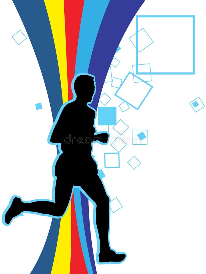 Running man. Icon. Vector stock vector. Illustration of motion - 35053550