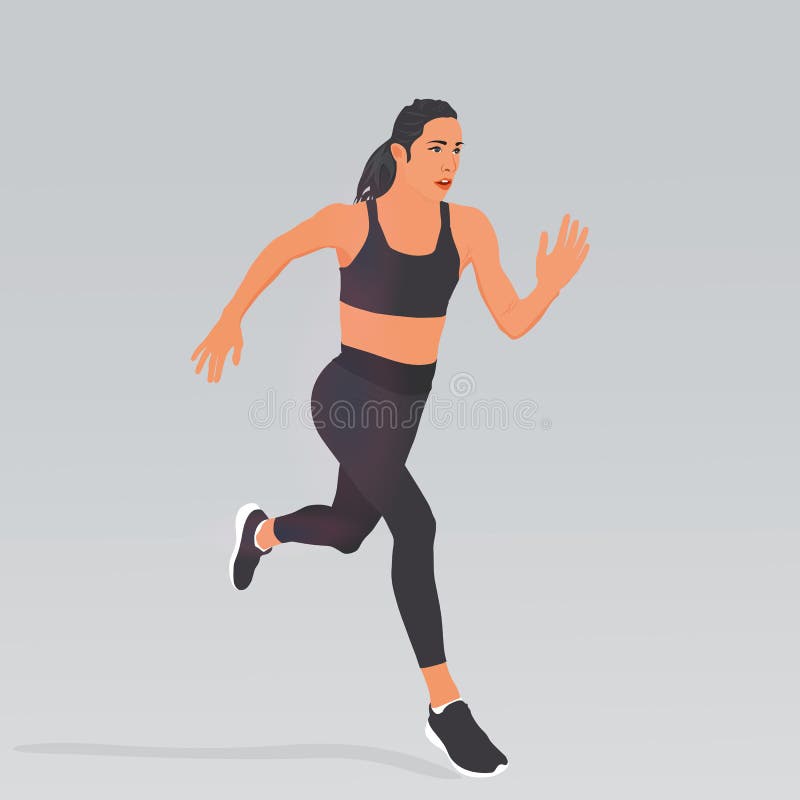 Marathon Sweating Stock Illustrations – 42 Marathon Sweating Stock ...