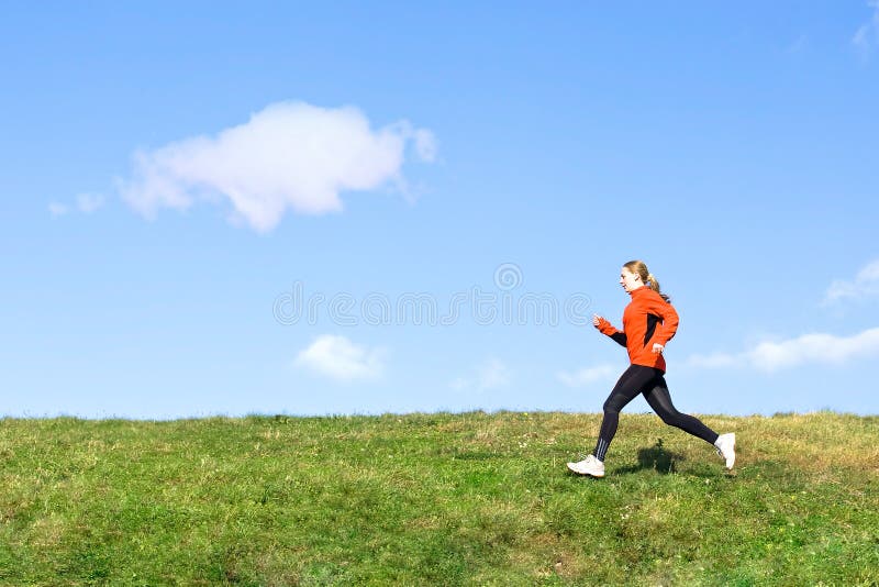 Running stock image. Image of athlete, desert, healthy - 3436301