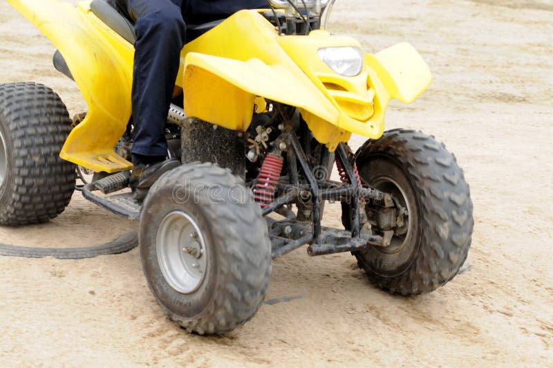 The Running All Terrain Vehicle Stock Image - Image of vehicle ...
