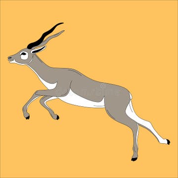 Springbok Running Stock Illustrations – 80 Springbok Running Stock ...