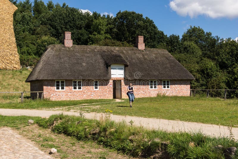 Running Around in an Open-air Museum Stock Image - Image of green ...