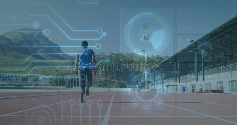 Running Athlete on Track with Digital Circuit and Data Analysis ...