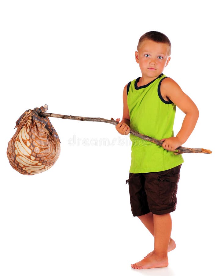 Boy Running Away From Home