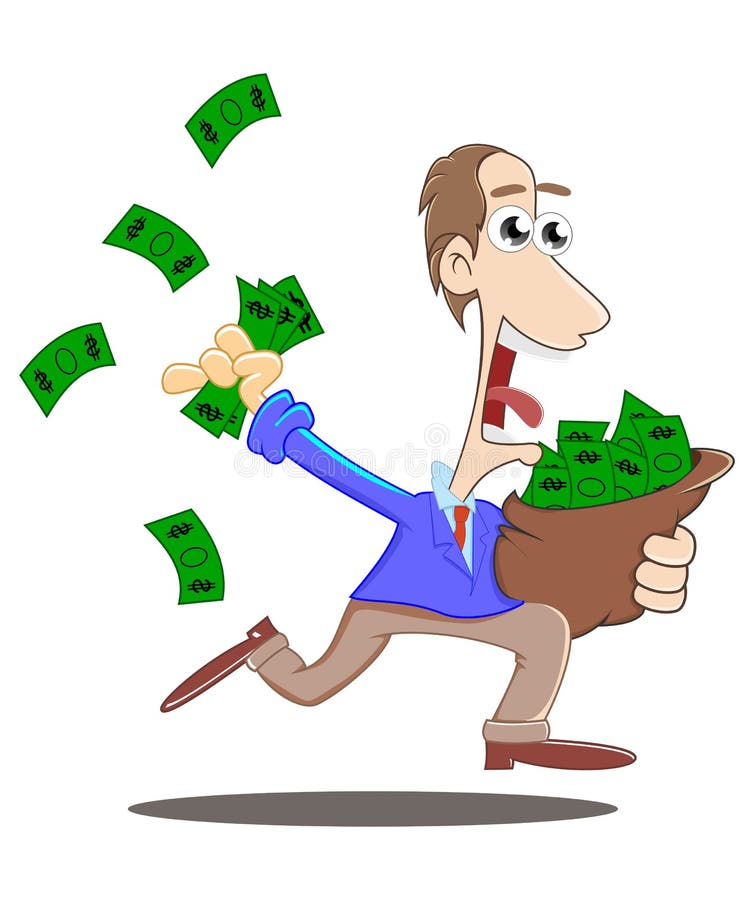 Cartoon Running Money Stock Illustrations – 3,328 Cartoon Running Money ...